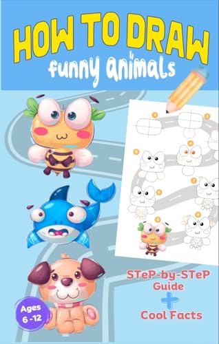 How To Draw Funny Animals with Cool Facts. Step-by-Step guide ...