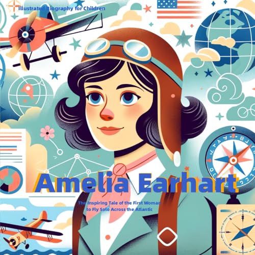Amelia Earhart: Illustrated Biography for Children: The Inspiring Tale ...