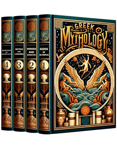 Greek Mythology Library: 4 Books: A Journey Through Greek Myths ...