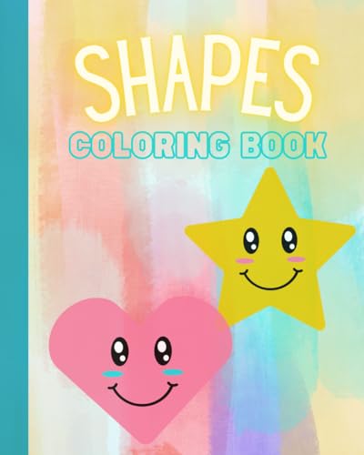 Shapes Coloring Book: Shapes Coloring Book for Kids 8 x 10" by Babbling ...