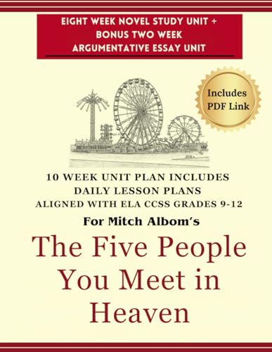 The Five People You Meet in Heaven 10 Week Unit and Lesson Plans ELA ...