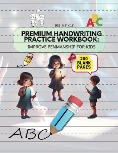 Premium Handwriting Practice Workbook: Improve Penmanship for Kids by ...