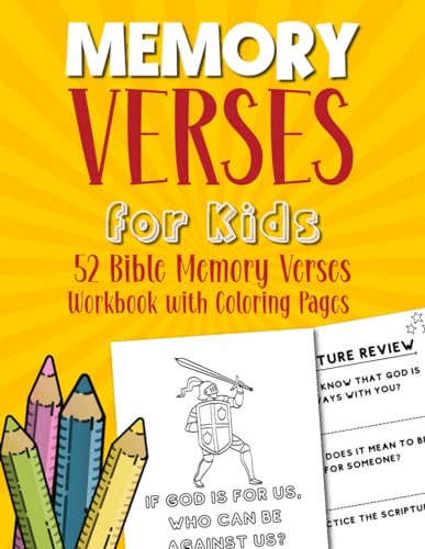 Memory Verses for Kids: 52 Bible Memory Verses Every Kid Should Know ...