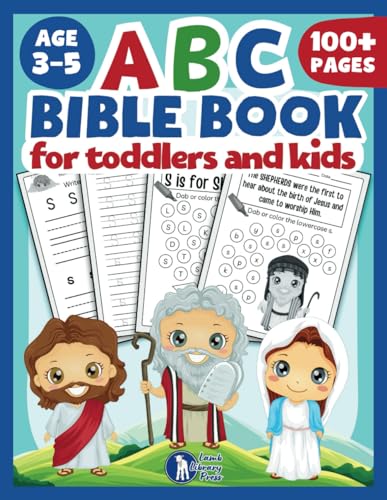 ABC Bible Book for Toddlers and Kids: A Christian Alphabet Tracing and ...