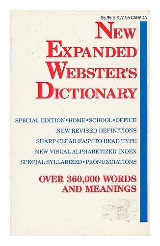 New Expanded Webster's Dictionary by Webster's Dictionary | Goodreads