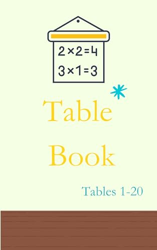 Table Book: Tables 1-20 by Ben | Goodreads