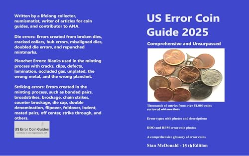 US Error Coin Guide 2025 : Unsurpassed and Comprehensive by Stan ...
