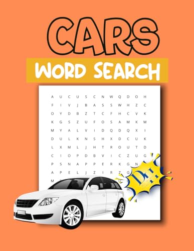 Cars Word Search: Word Search Puzzles Books for Adults by Donece D ...