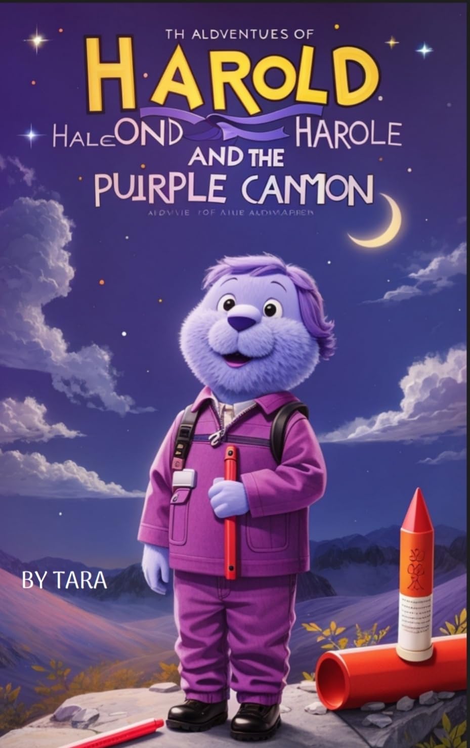 The Adventure of Harold and the Purple Crayon (illustrated) story book ...