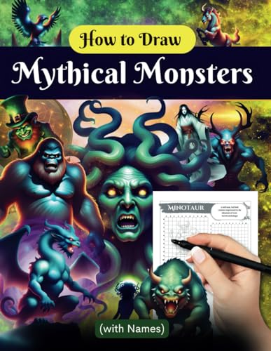 How to Draw Mythical Monsters with Names: Easy Drawing of Fantasy ...