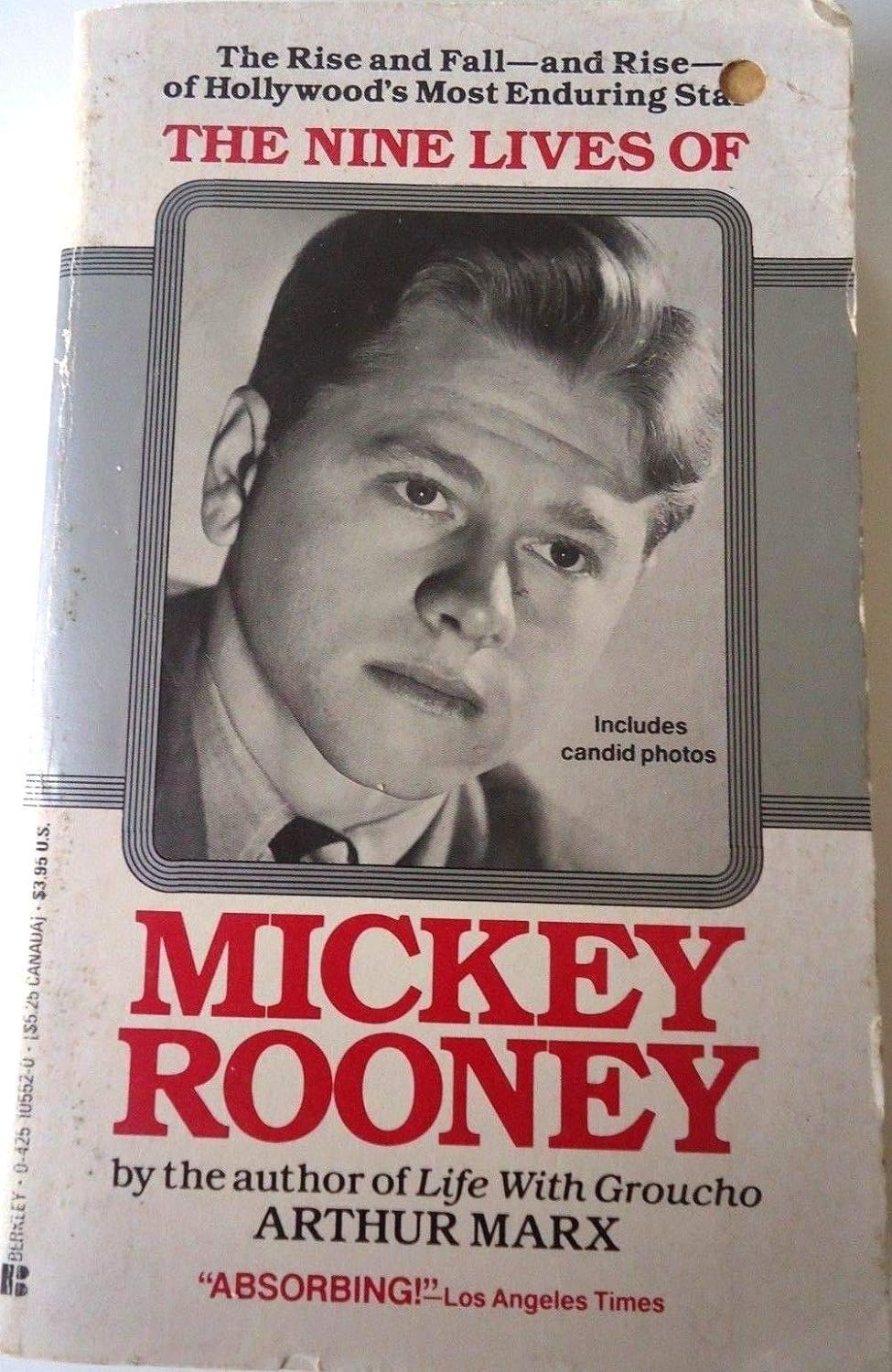 The Nine Lives of Mickey Rooney by Arthur Marx | Goodreads