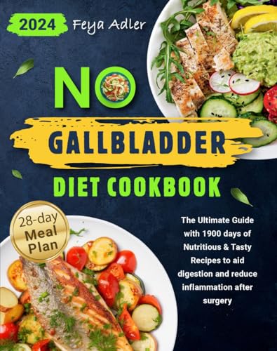 No Gallbladder Diet Cookbook: The Ultimate Guide with 1900+ days of ...