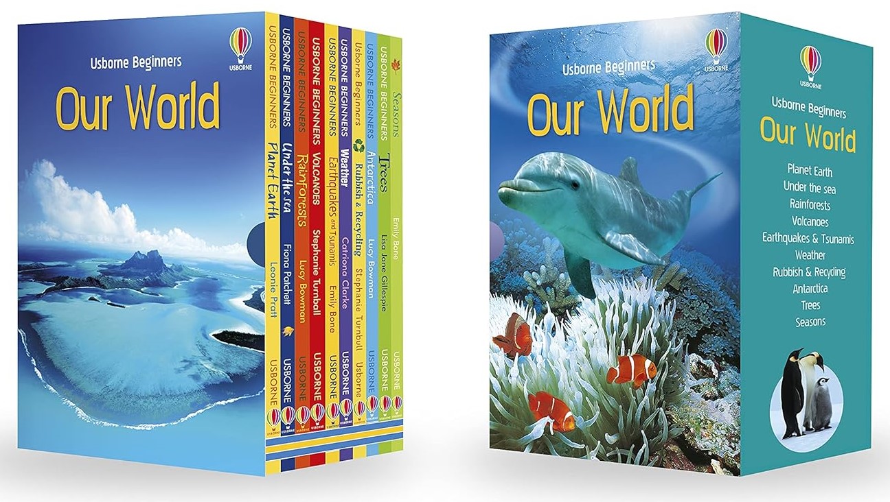Usborne Beginners Series Our World Collection 10 Books Box Set by Emily ...