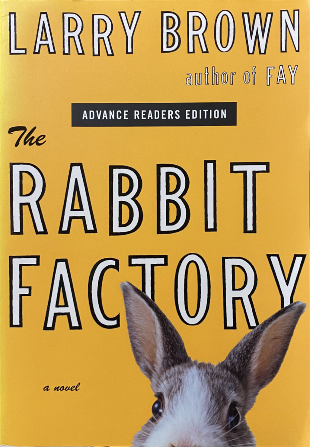 The Rabbit Factory: A Novel by Larry Brown | Goodreads