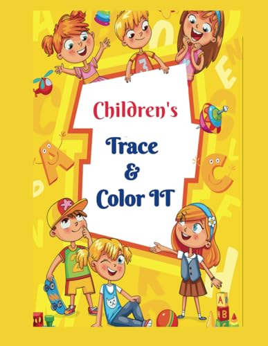 Children's Trace & Color IT Book for Early Learners by Donece D Houston ...