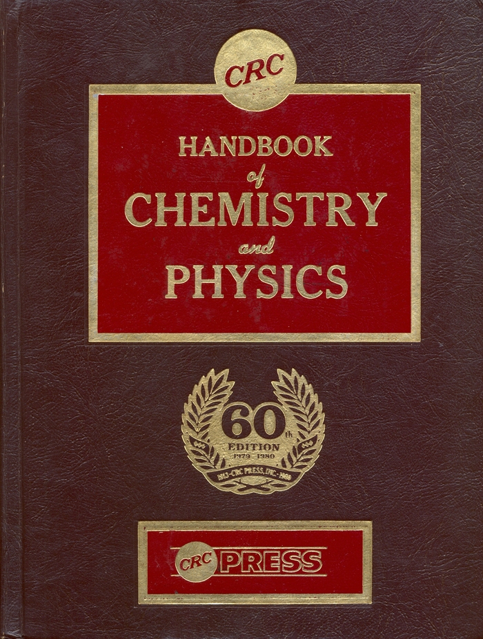 CRC Handbook of Chemistry and Physics, 60th edition by CRC Press | Goodreads