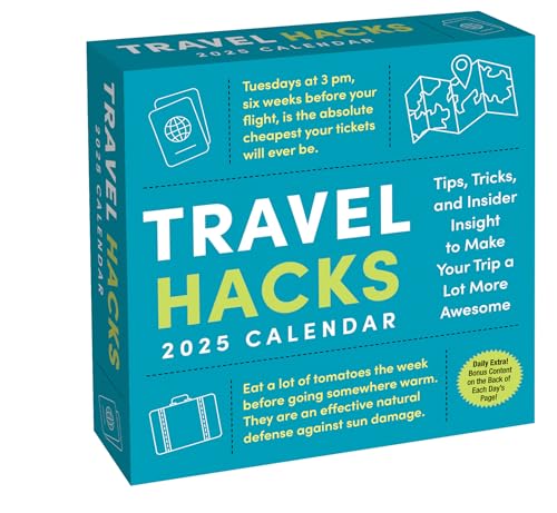 Travel Hacks 2025 Day-to-Day Calendar: Tips, Tricks, and Insider ...