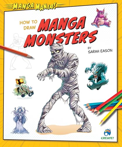 How to Draw Manga Monsters - Step By Step How-To Book with Follow Along ...
