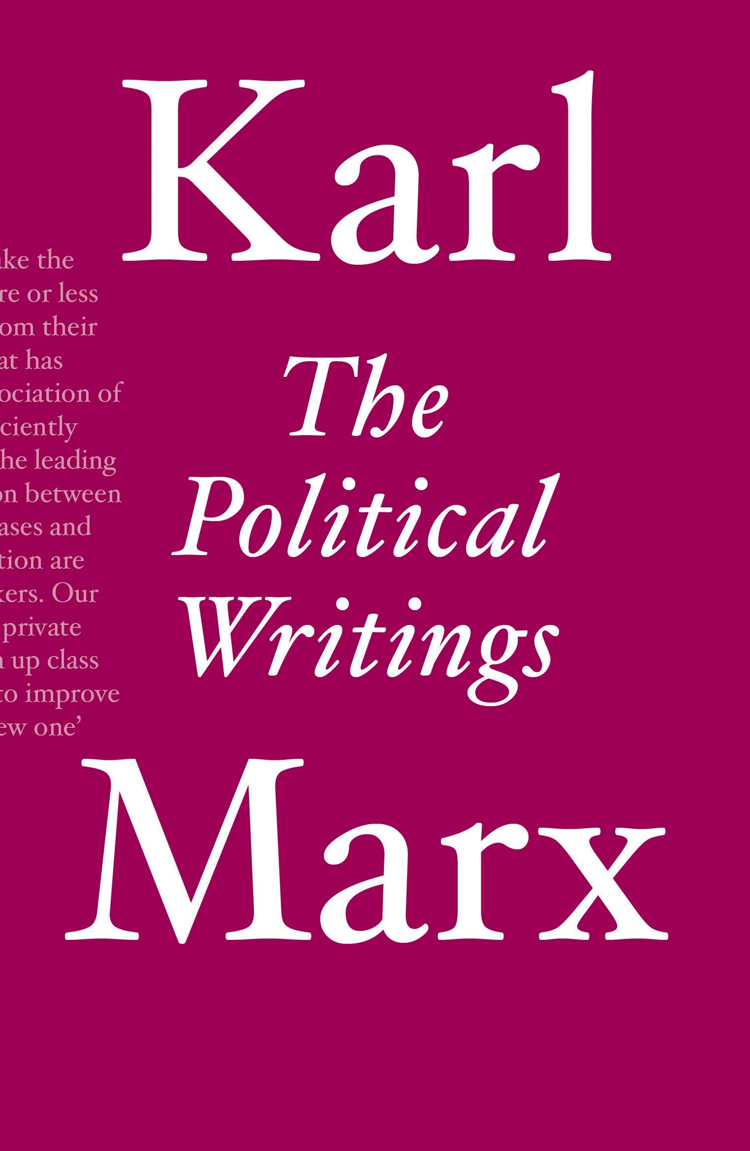 The Political Writings by Karl Marx | Goodreads