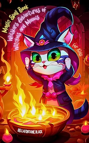Magic Spell Book for Kids: Whiskers Adventures of Witches and Meows ...