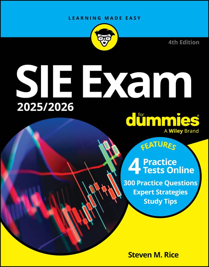 SIE Exam 2025/2026 For Dummies: Securities Industry Essentials Exam ...