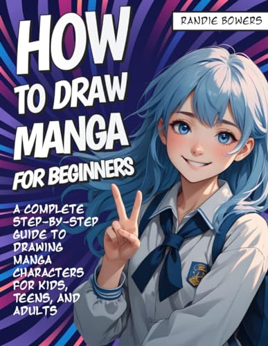HOW TO DRAW MANGA FOR BEGINNERS: A Complete Step-by-Step Guide to ...