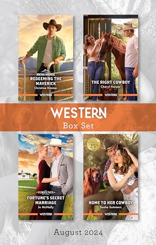 Western Box Set August 2024/Redeeming The Maverick/The Right Cowboy/Fortune's Secret Marriage ...