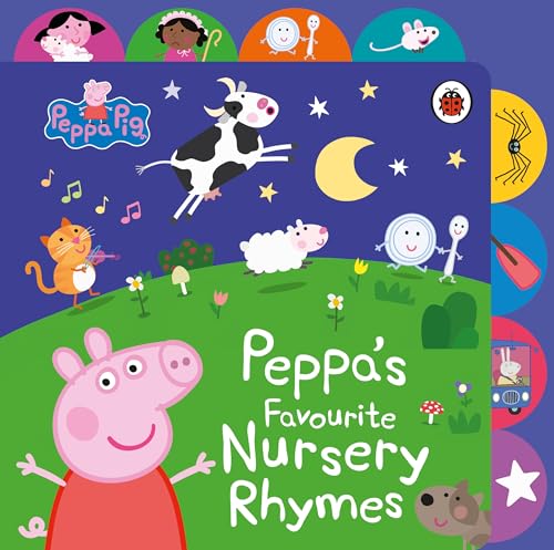 Peppa Pig: Peppa’s Favourite Nursery Rhymes: Tabbed Board Book by Peppa ...