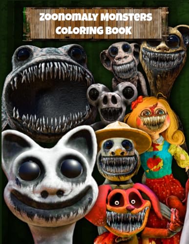 Zoonomaly Monsters Coloring Book: Great Gifts For Children, Kids, Boys ...
