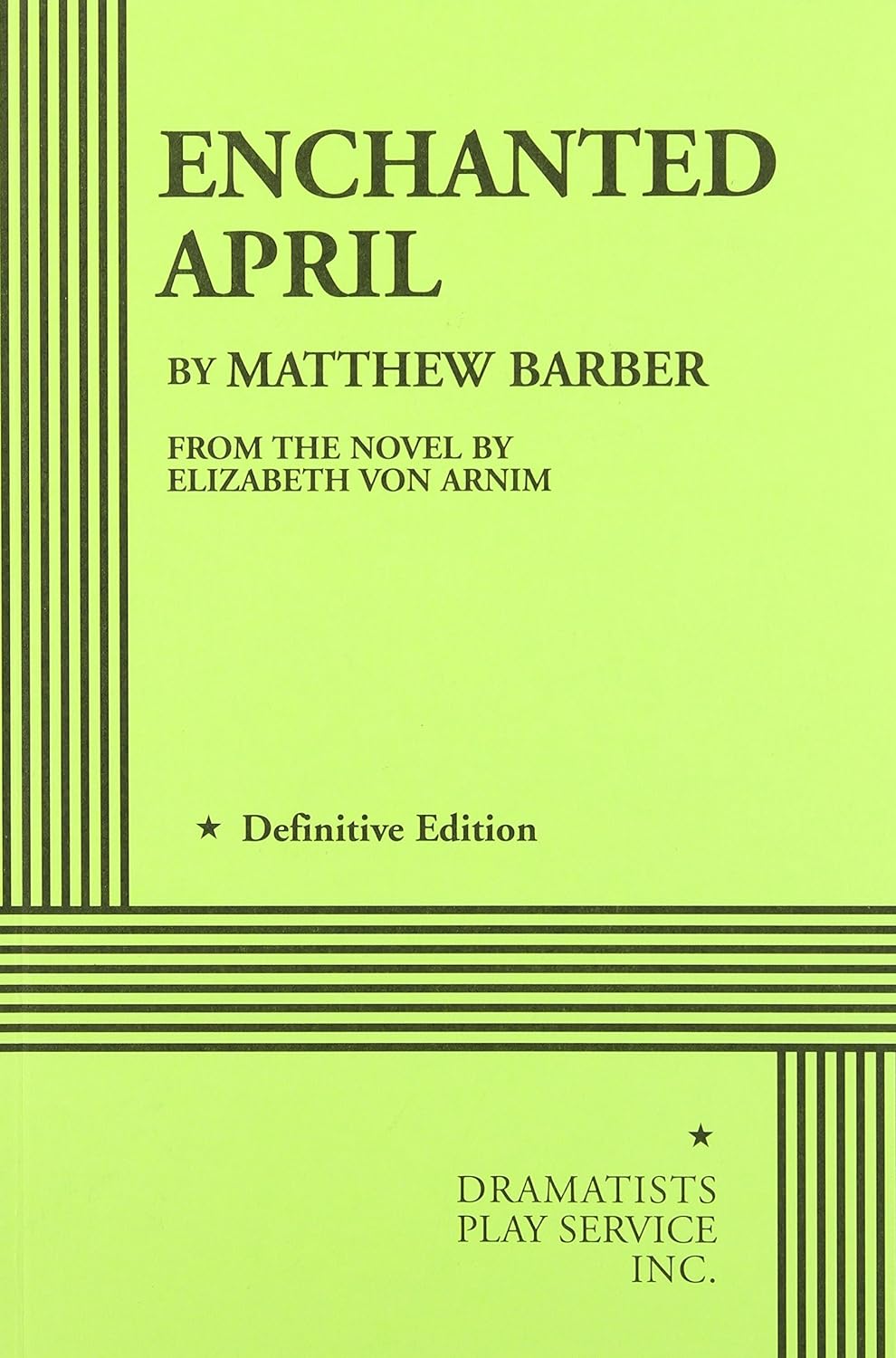 Enchanted April by Matthew Barber | Goodreads