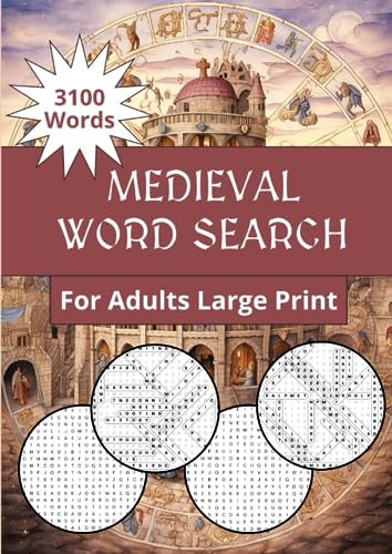 Medieval Word Search for Adults and Seniors, with 111 Medieval Word ...