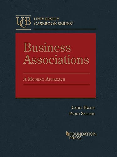Business Associations: A Modern Approach by Cathy Hwang | Goodreads