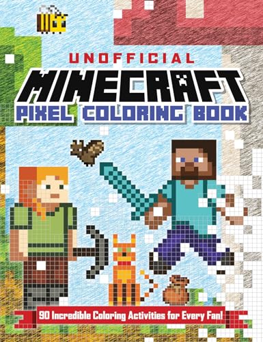 The Unofficial Minecraft Pixel Coloring Book: Volume 1 by Andrews ...