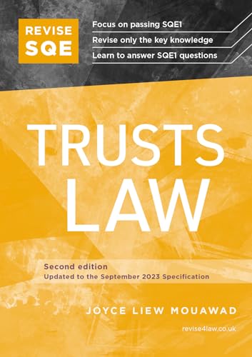 Revise SQE Trusts Law 2025/26: SQE1 Revision Guide by Joyce Liew ...