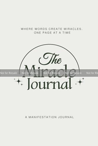 The Miracle Journal: Your Guided Manifestation & Gratitude Journal by ...