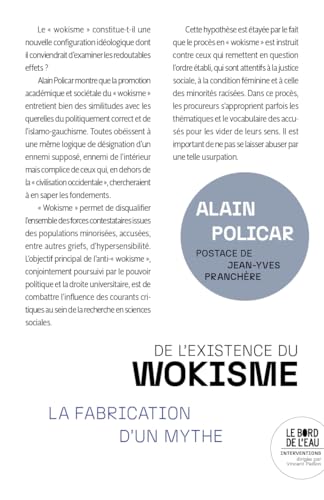 Le « wokisme » n'existe pas: La fabrication d'un mythe by Alain Policar ...