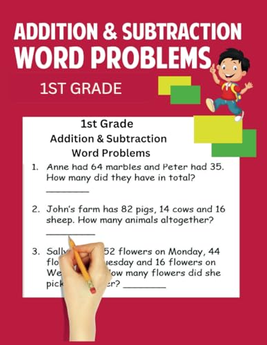 Addition & Subtraction Word Problems for 1st Grade by Donece D Houston ...