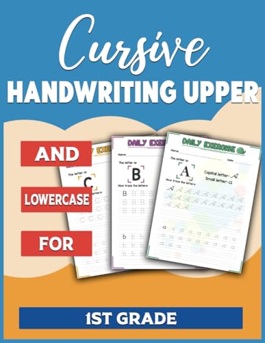Cursive Handwriting Uppercase and Lowercase for 1st Grade by Donece D ...