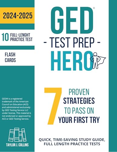 GED Test Prep Hero: Quick, Time-Saving Study Guide, Full Length ...