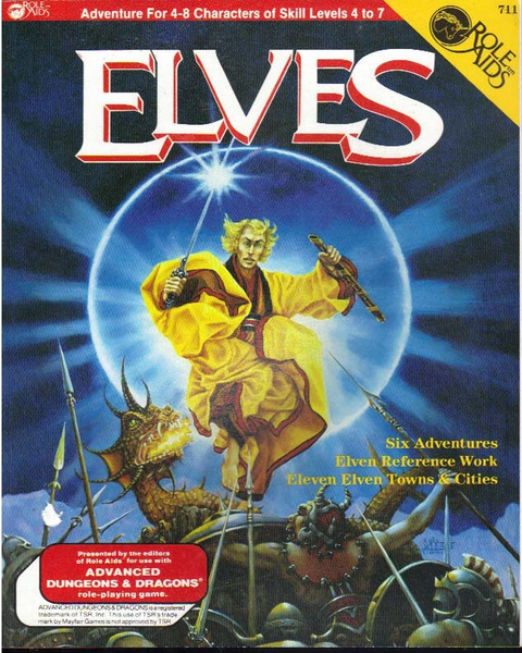 Elves (Role Aids / Advanced Dungeons & Dragons) by Cory Glaberson ...