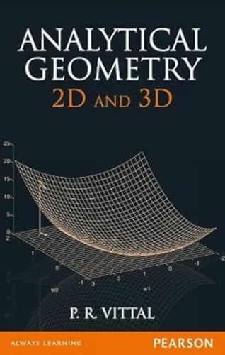 Analytical Geometry 2D and 3D by Pearson by Vittal | Goodreads