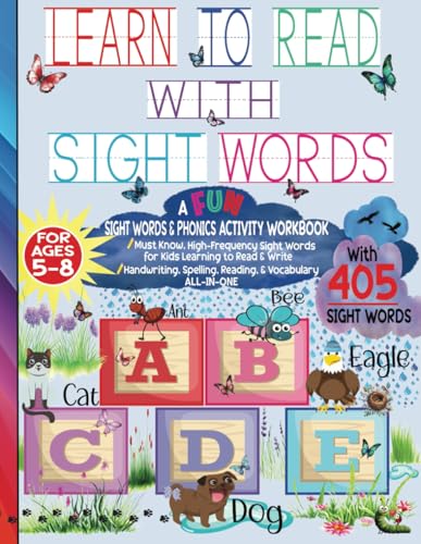 Learn to Read - Sight Words & Phonics Children's Learning Book: For ...