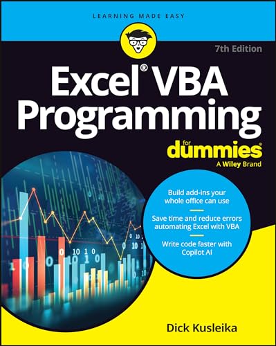 Microsoft 365 Excel VBA Programming For Dummies (For Dummies by Dick Kusleika | Goodreads