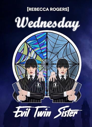 Wednesday Addams Scary Halloween Books: Magical evil twin sisters by ...