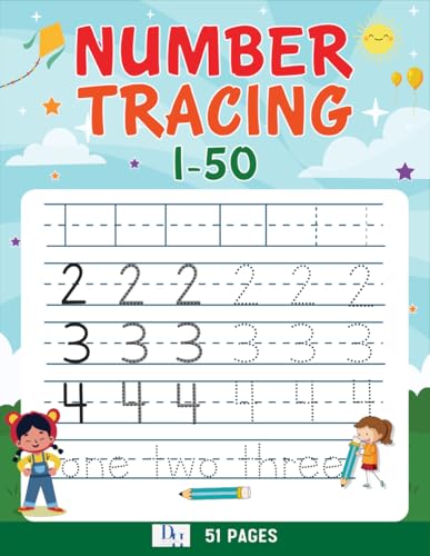 Number Tracing 1-50 (Early Learners Series) by Donece D Houston | Goodreads