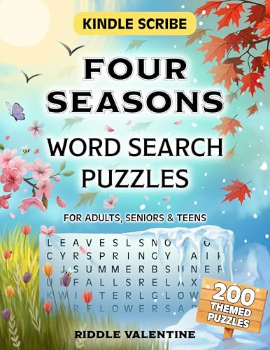 Four Seasons Word Search Puzzles for Adults by Riddle Valentine | Goodreads