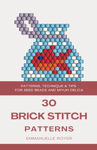 30 brick stitch patterns for seed beads or miyuki weaving beads ...
