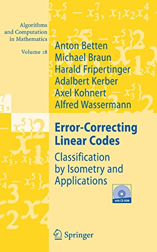Error Correcting Linear Codes Classification By Isometry And