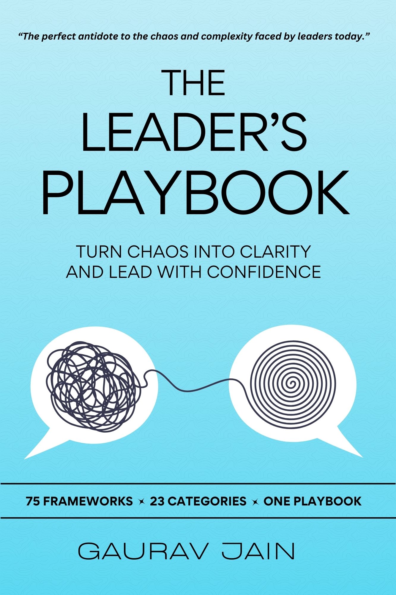 The Leader's Playbook: Turn Chaos Into Clarity and Lead With Confidence ...