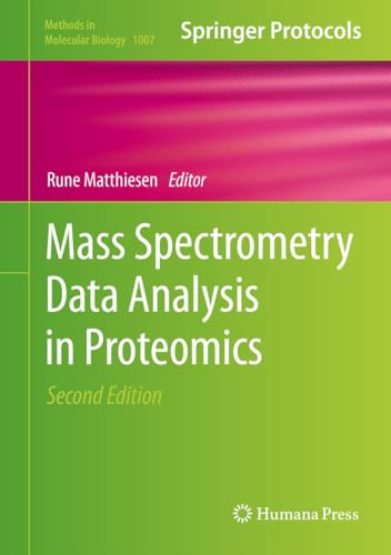 Mass Spectrometry Data Analysis in Proteomics by Rune Matthiesen ...
